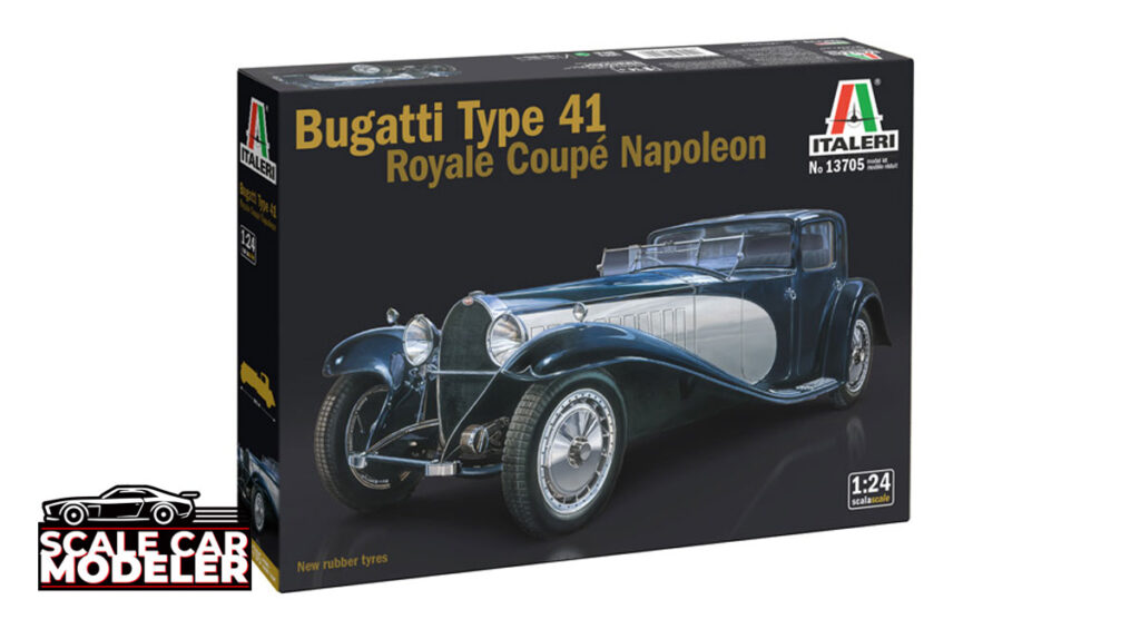 Italeri January 2026 Releases - Bugatti Type 41 / Fiat 500 Abarth